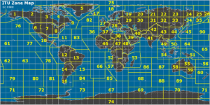ITU Zone Maps – Ham Radio | YC8NYJ